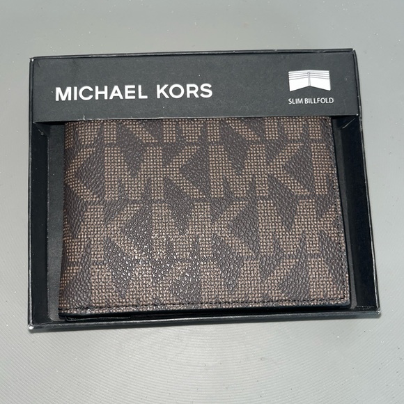 Michael Kors | Bags | Michael Kors Mens Brown Bifold Wallet | Poshmark